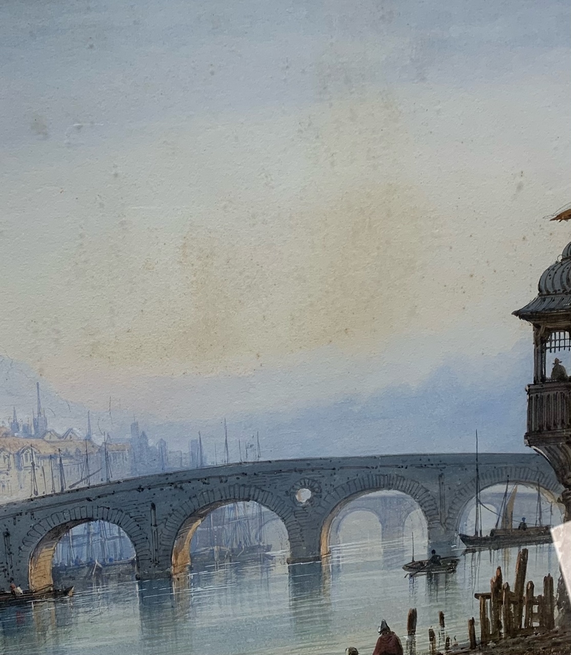 Edwin St. John | Italian Town River Scene | MutualArt