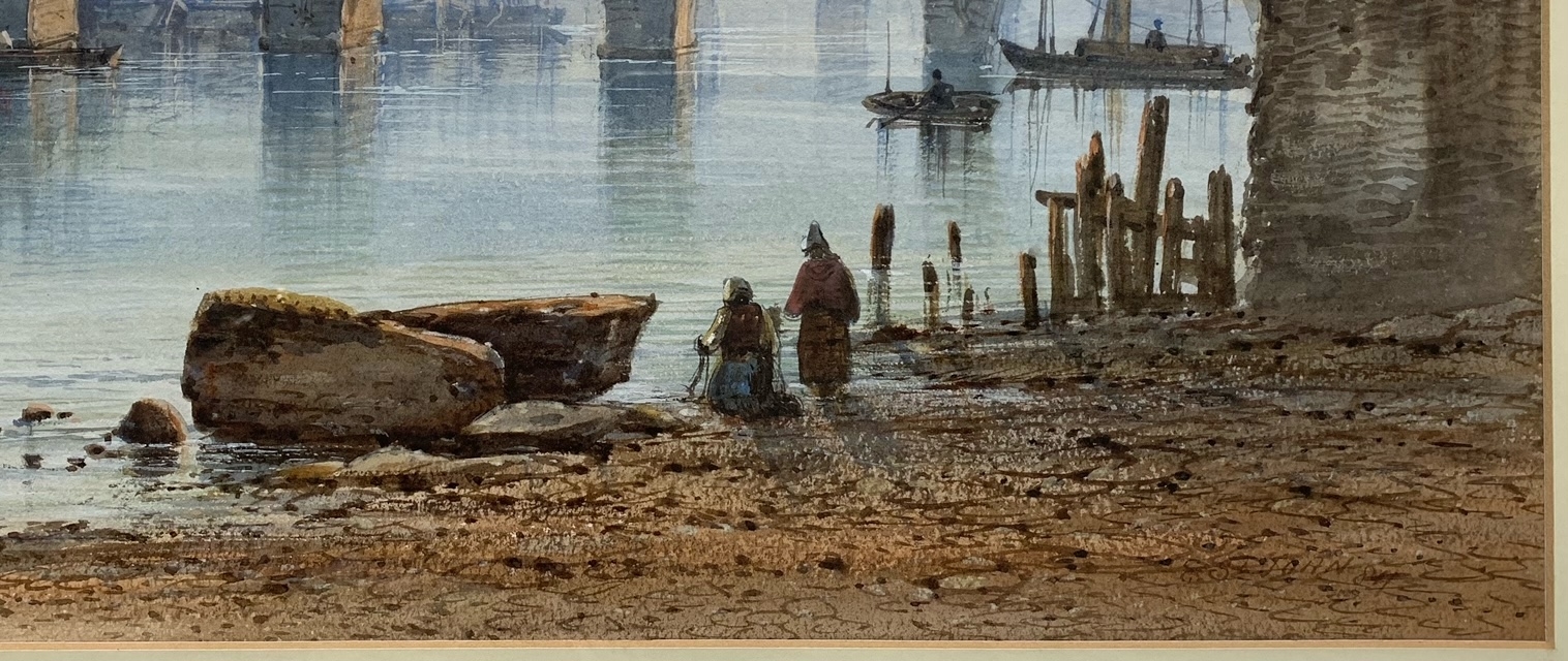 Edwin St. John | Italian Town River Scene | MutualArt