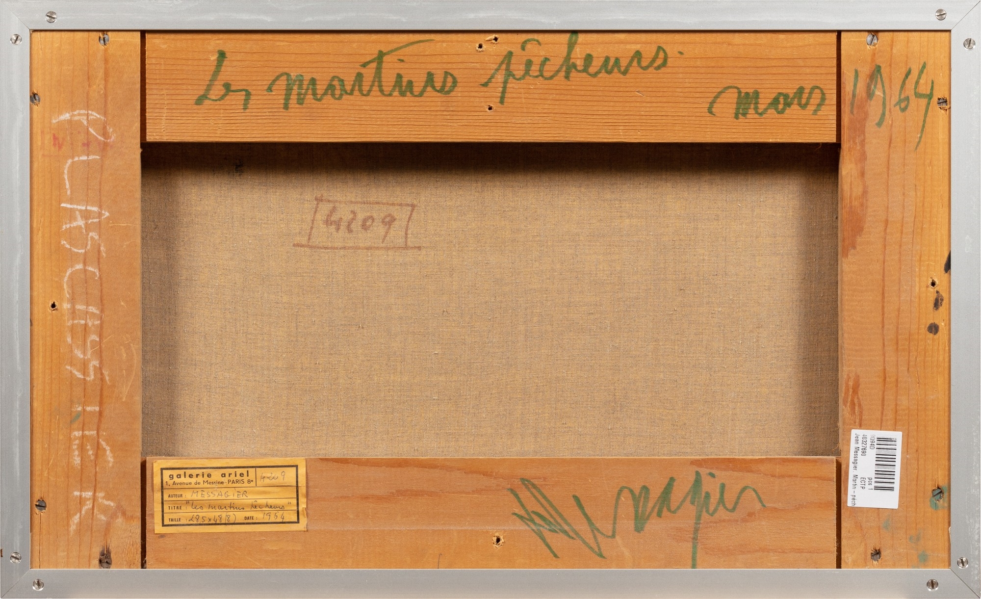 Jean Messagier | Les Martin-pêcheurs (1964) | MutualArt