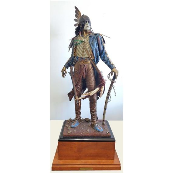Dave McGary | Figure of a Native American Trophies of Honor Kangi ...