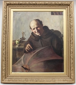 William Fritz | Mönch beim Reparieren eines Regenschirms / Monk ...