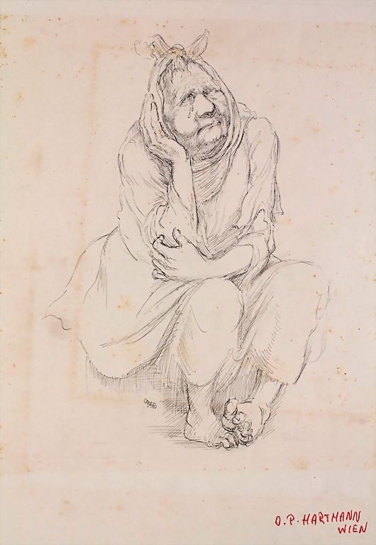 Othmar Peter Hartmann | 'Zahnschmerzen' / 'Toothache' (1970) | MutualArt