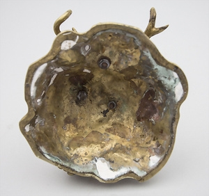 German School, 19th Century | Bronze Falke als figürliches Tintenfass ...