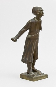 Georges Flamand | Orientale/Bronze Sculpture Of A Shouting Oriental Man ...