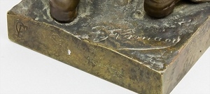 Georges Flamand | Orientale/Bronze Sculpture Of A Shouting Oriental Man ...