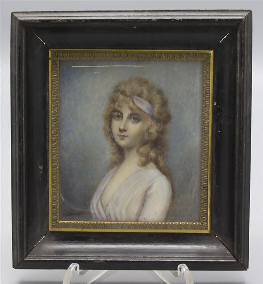 Andrew Plimer | Porträtminiatur Lady Harriet Cockerell (19th Century ...