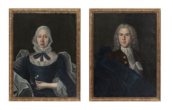 Swiss School, 18th Century | Portraits de Samuel Daniel et Marguerite ...