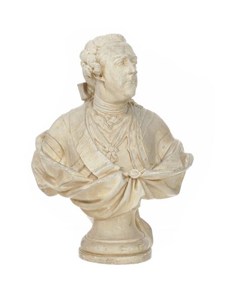 Jean-Baptiste Lemoyne II | Buste de Louis XV Roi de France | MutualArt