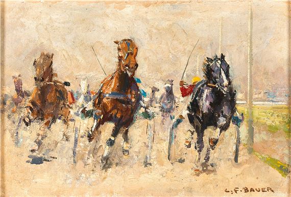 Carl Franz Bauer | Trabrennen | MutualArt