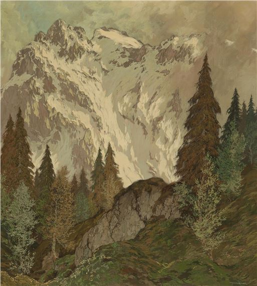 Hugo Hodiener | Auf dem Weg nach Mittenwald (Karwendel) | MutualArt