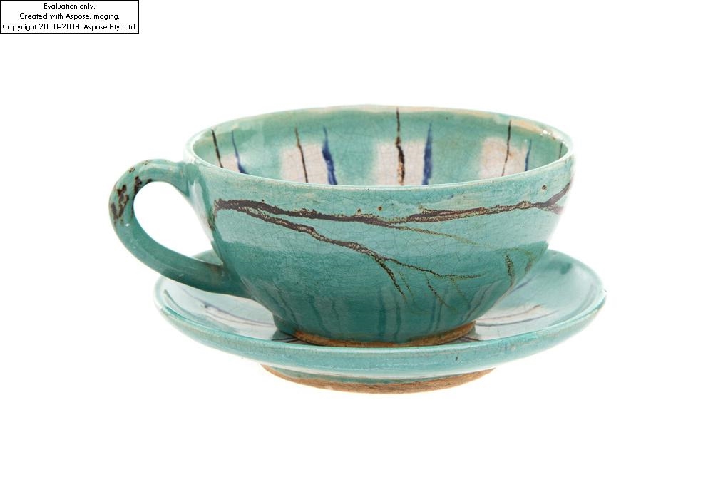Leszek Dutka | Cup and saucer (1960s) | MutualArt