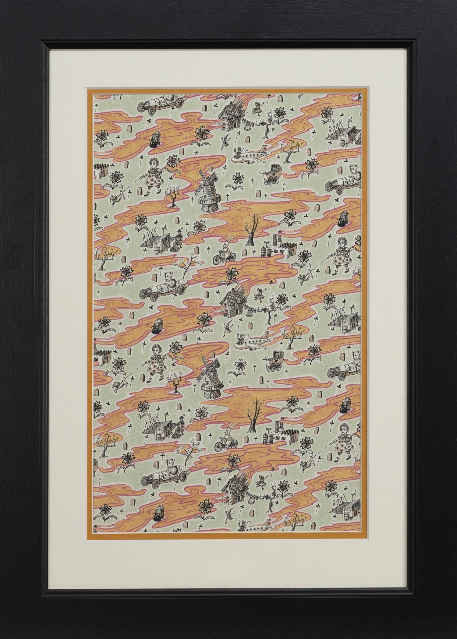 Grayson Perry | FLO LIBERTY FABRIC BY GRAYSON PERRY | MutualArt