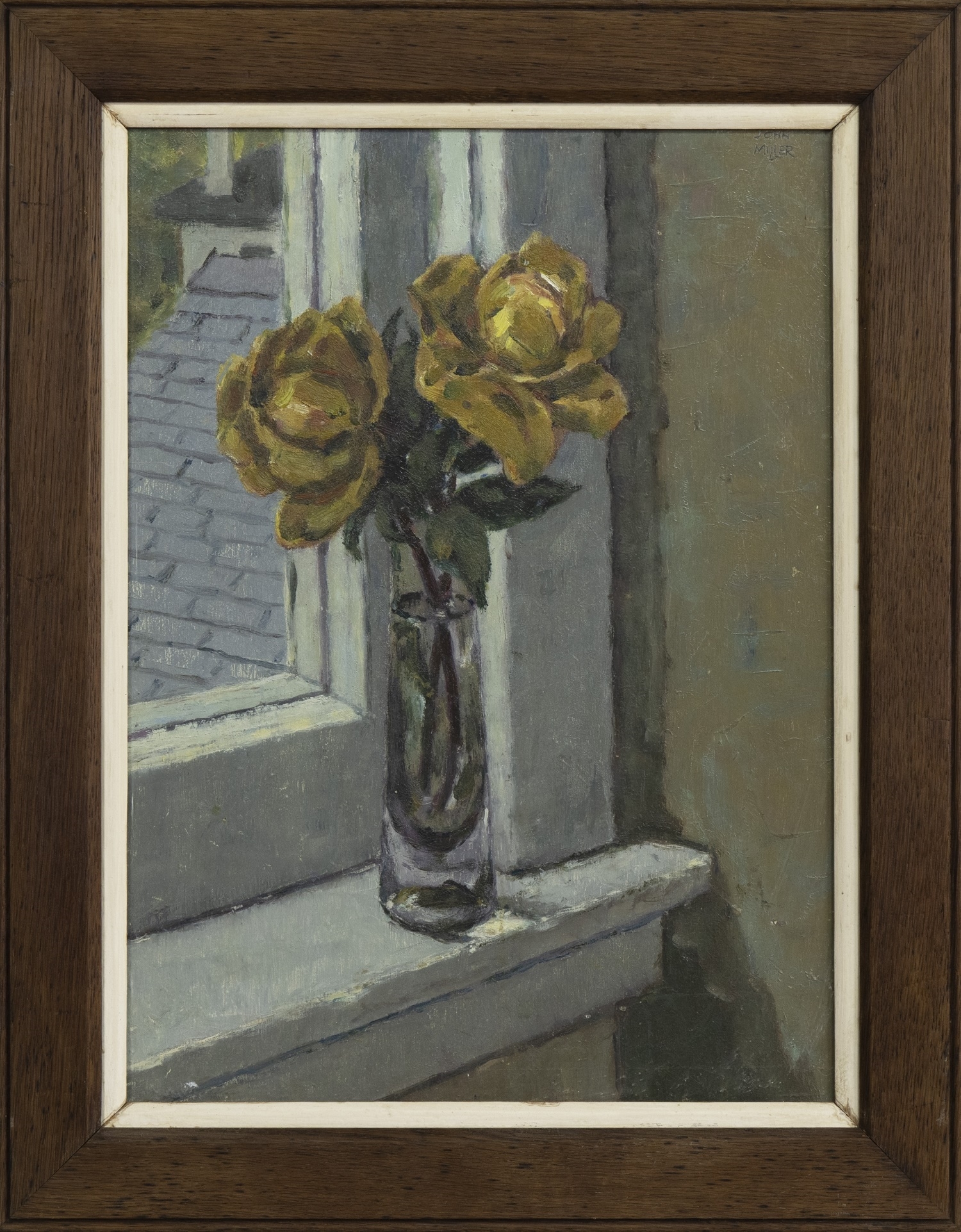 John Miller | STILL LIFE WITH YELLOW ROSES | MutualArt