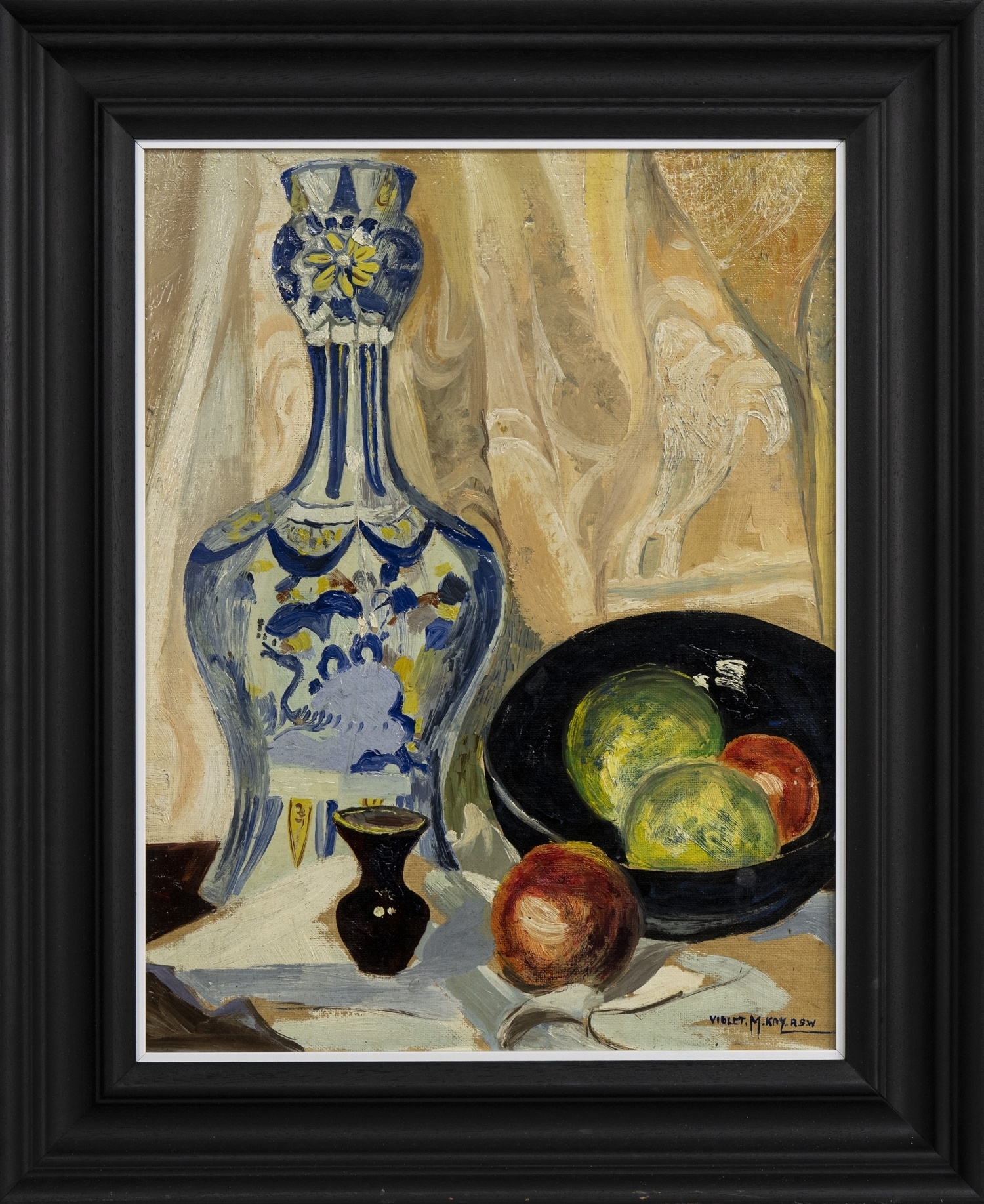 Violet McNeish Kay | STILL LIFE WITH CHINESE VASE | MutualArt