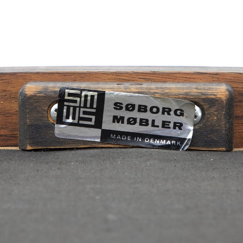 Steen Eiler Rasmussen | A set of four chairs of rosewood with visible ...