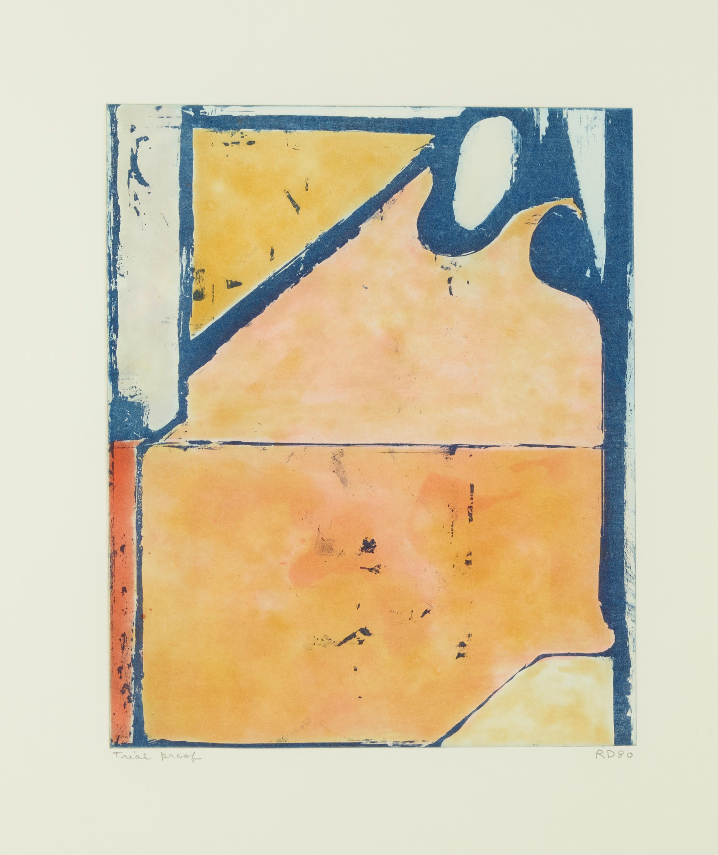 Richard Diebenkorn | Blue Loop, from Eight Color Etchings (1980 ...