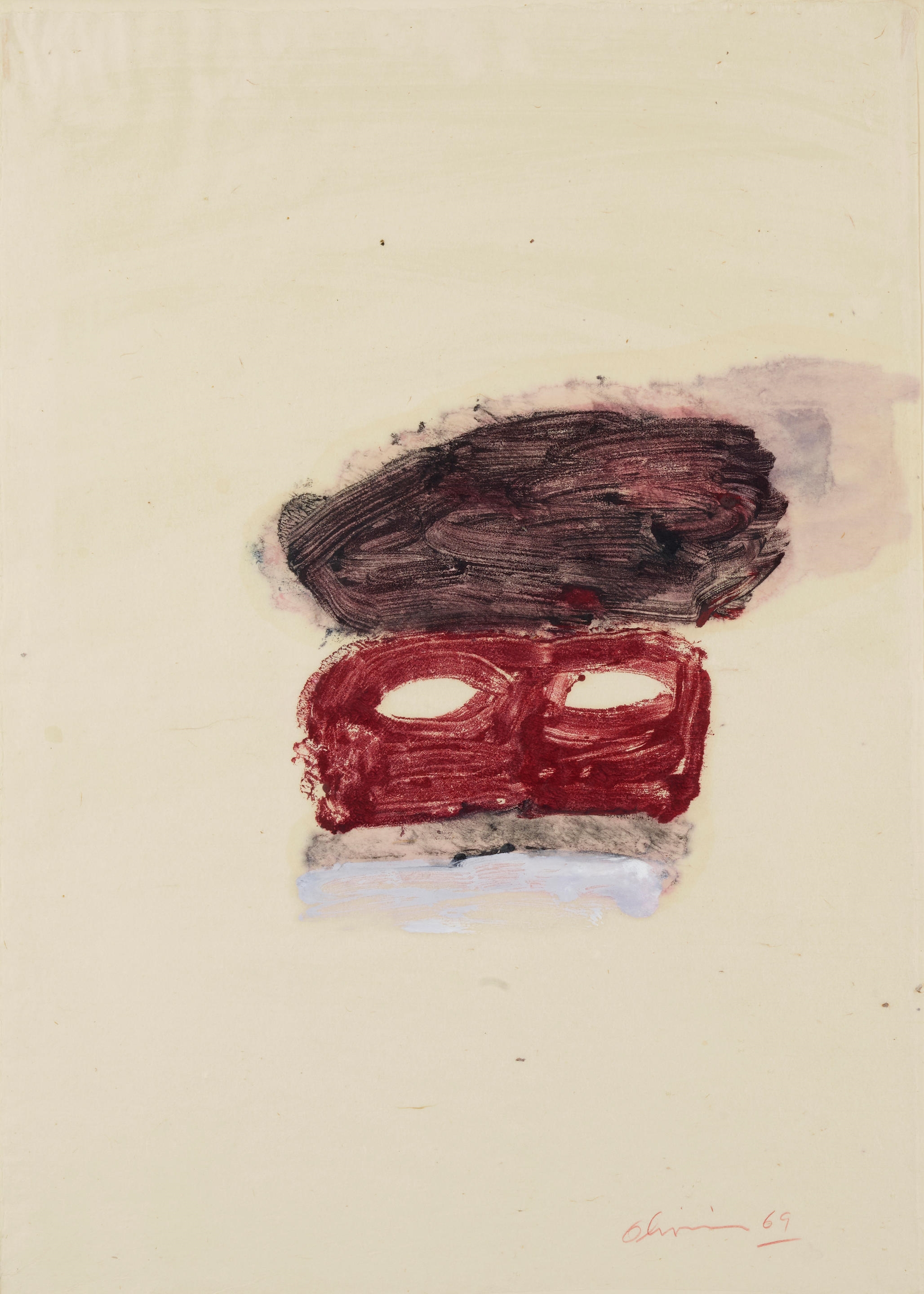 Nathan Oliveira | Mask (1969) | MutualArt