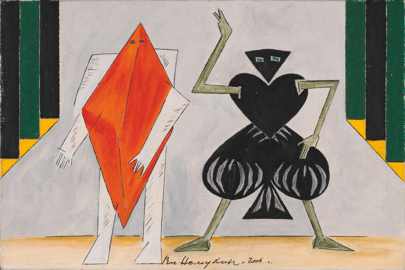 Vladimir Nikolaevich Nemukhin | Two jacks (2006) | MutualArt