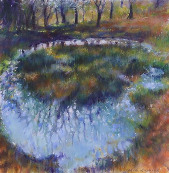 Nick Andrew | Moon Pond (1990) | MutualArt