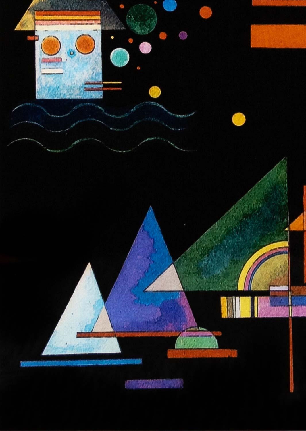 Wassily Kandinsky | Triangles in a Curve - 1927 | MutualArt