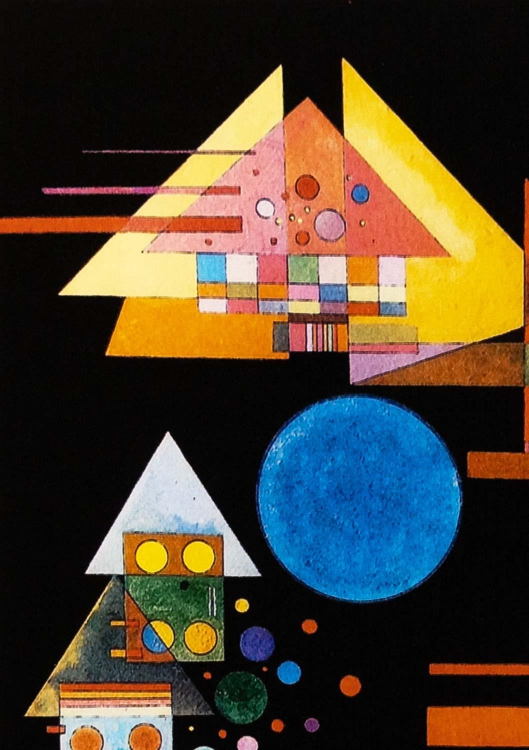 Wassily Kandinsky | Triangles in a Curve - 1927 | MutualArt
