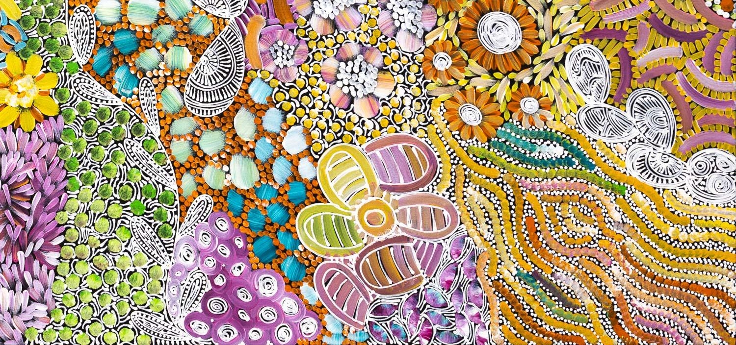 Jessie Bird Ngale | Alparra Seed Dreaming (2021) | MutualArt