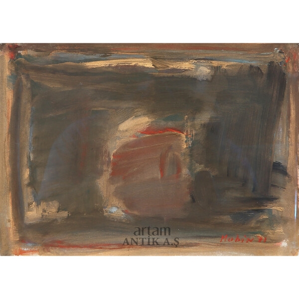 Mübin Orhon | Soyut (1971) | MutualArt