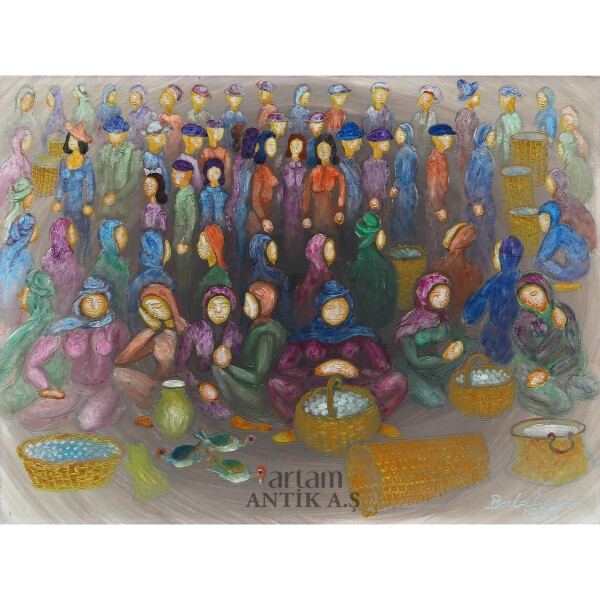 İbrahim Balaban | Figüratif Kompozisyon (1983) | MutualArt