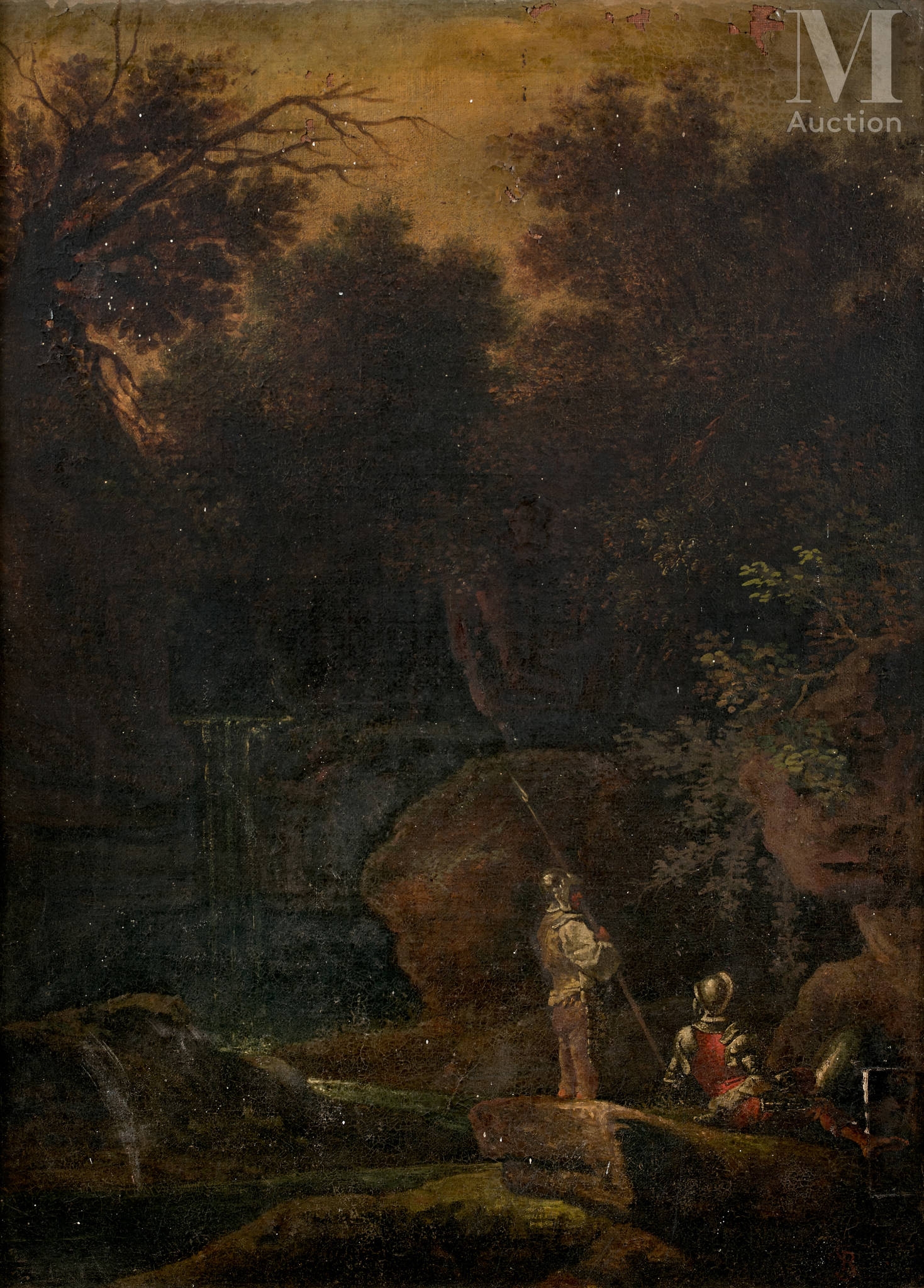 Salvator Rosa | Paysage au soldat romain | MutualArt