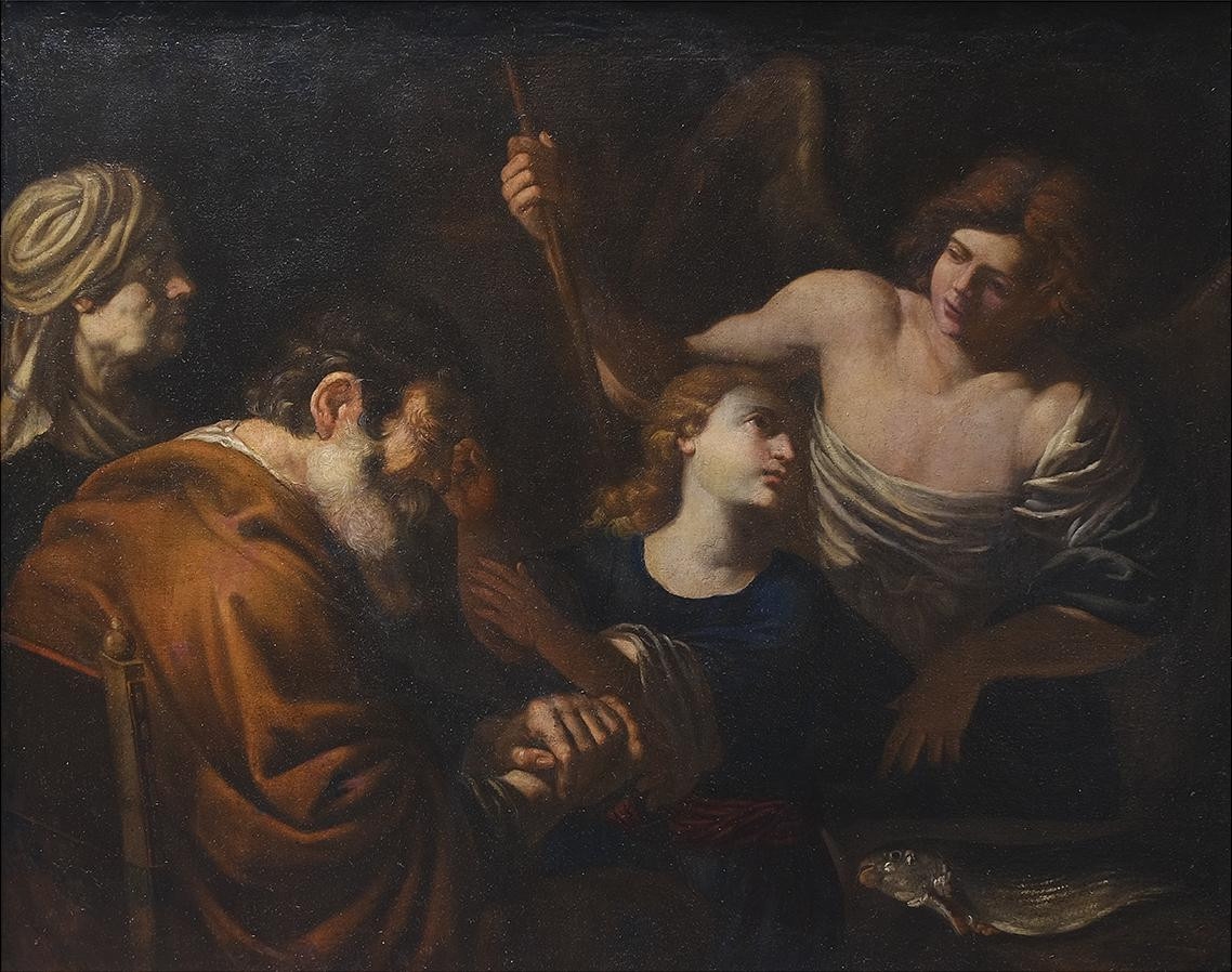 Neapolitan School, 17th Century | La curación de Tobías | MutualArt