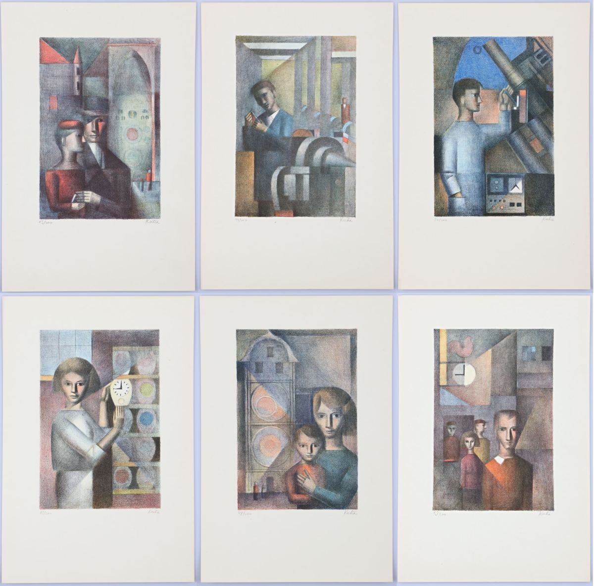 Radoslav Kutra | Soubor 6 kusů grafik | MutualArt