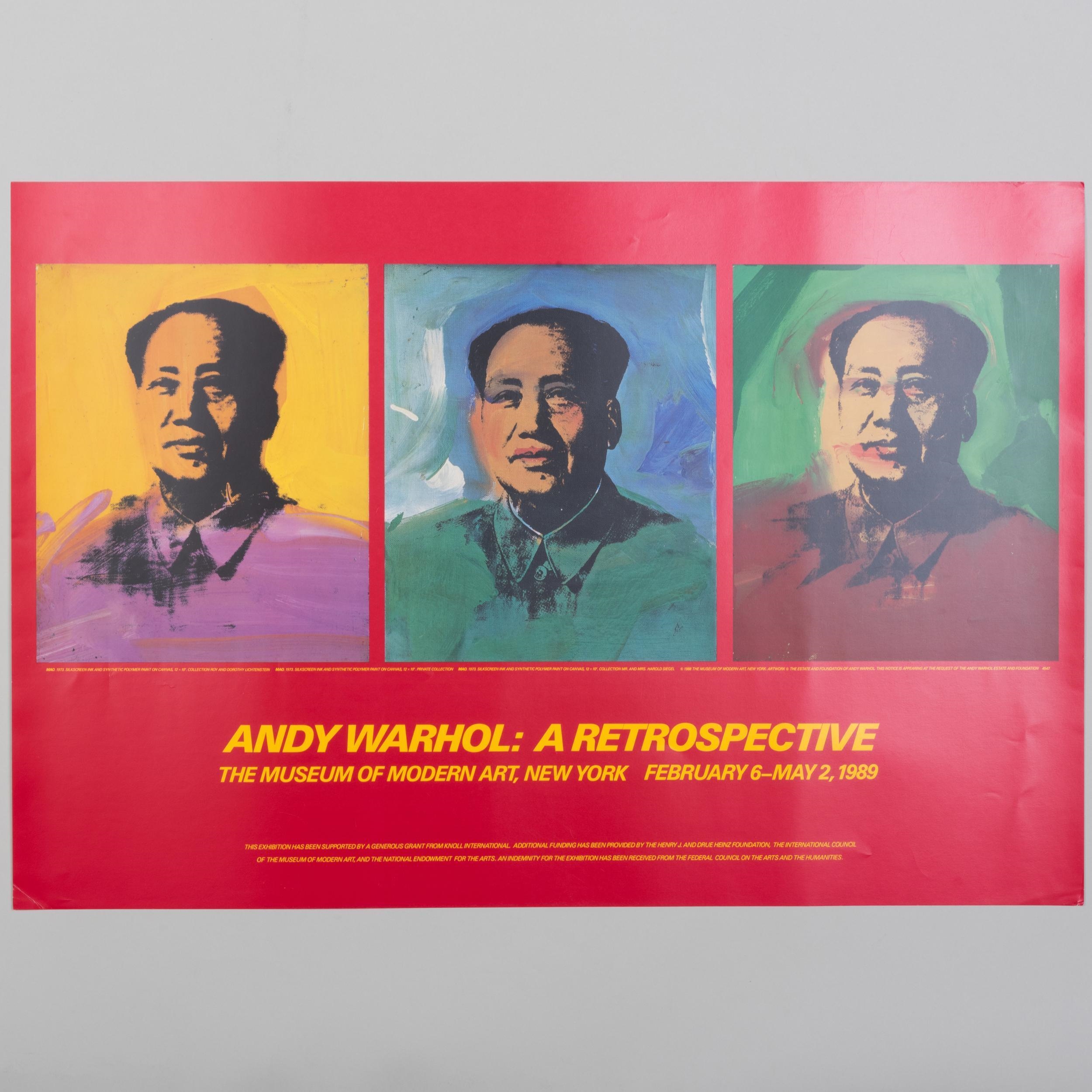 Andy Warhol | Group of Six Andy Warhol Posters | MutualArt