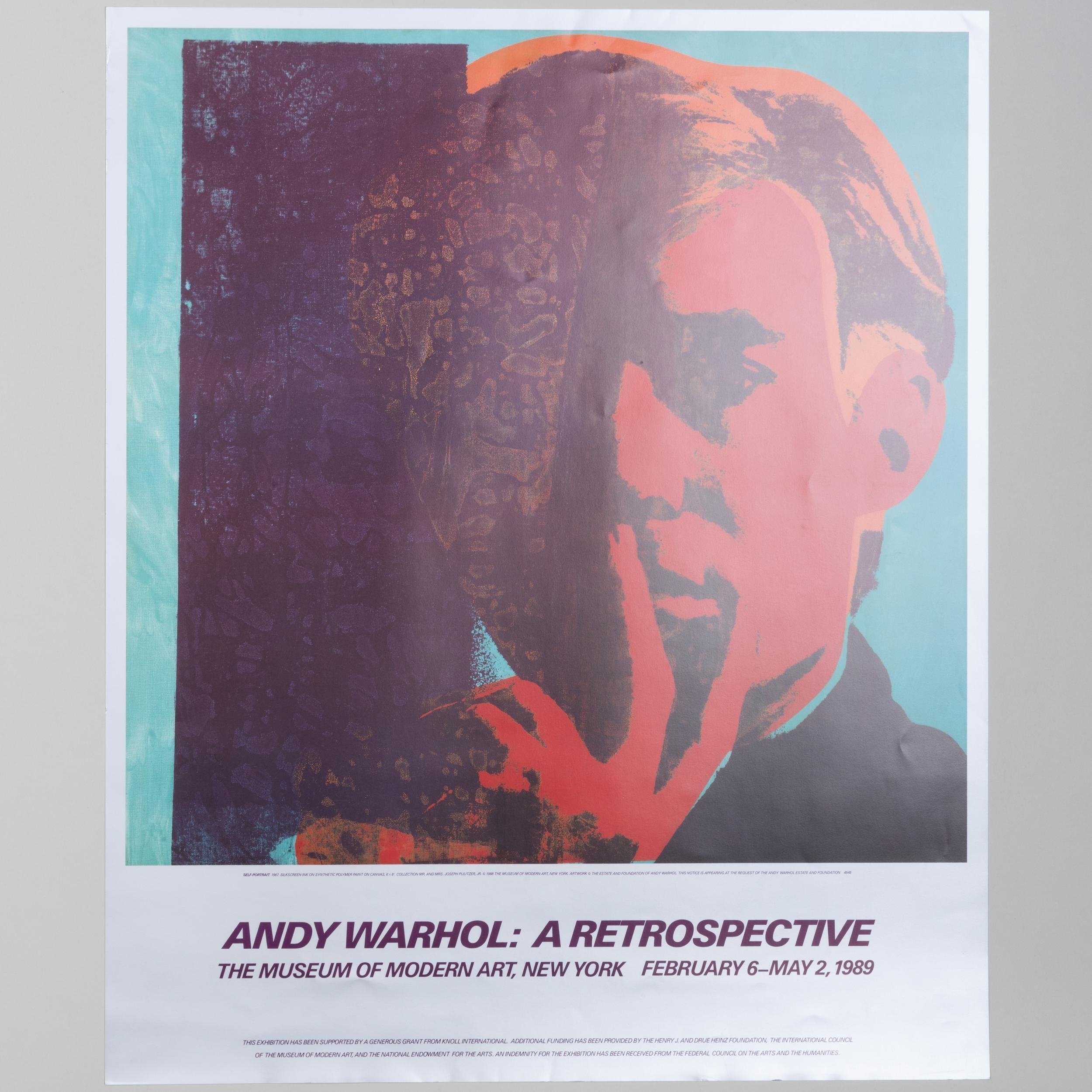 Andy Warhol | Group of Six Andy Warhol Posters | MutualArt