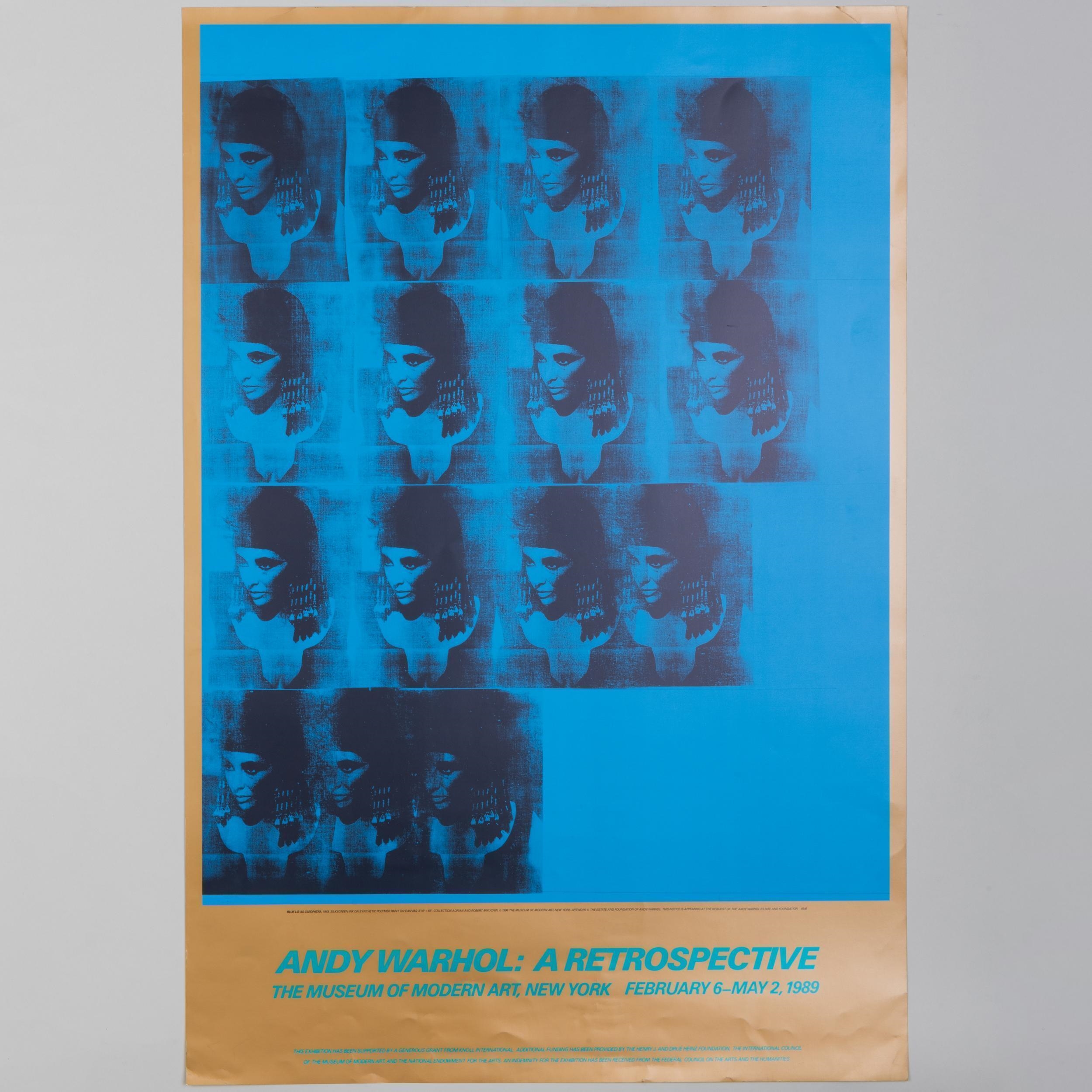 Andy Warhol | Group of Six Andy Warhol Posters | MutualArt