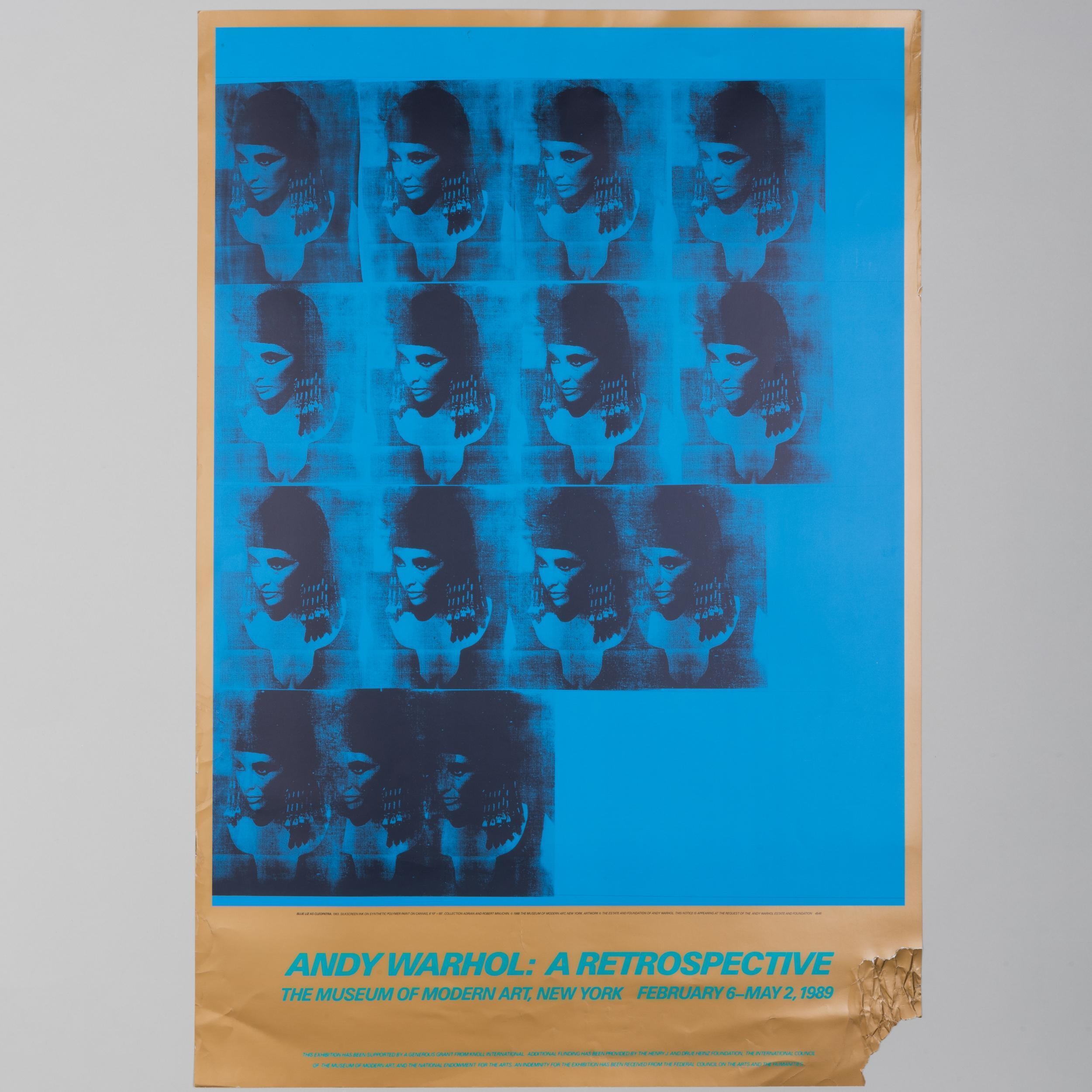 Andy Warhol | Group of Six Andy Warhol Posters | MutualArt