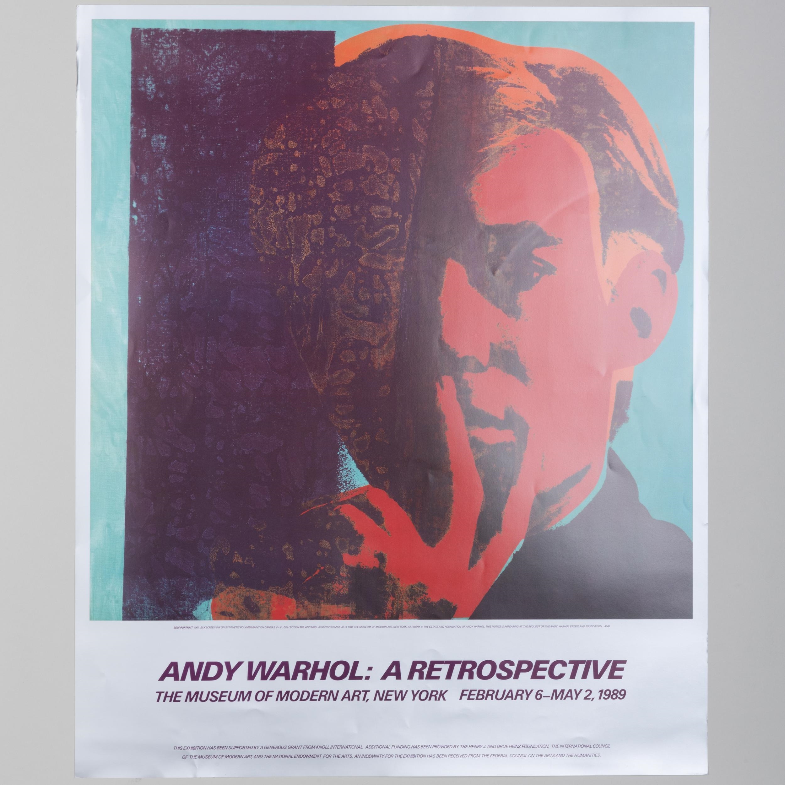 Andy Warhol | Group of Six Andy Warhol Posters | MutualArt