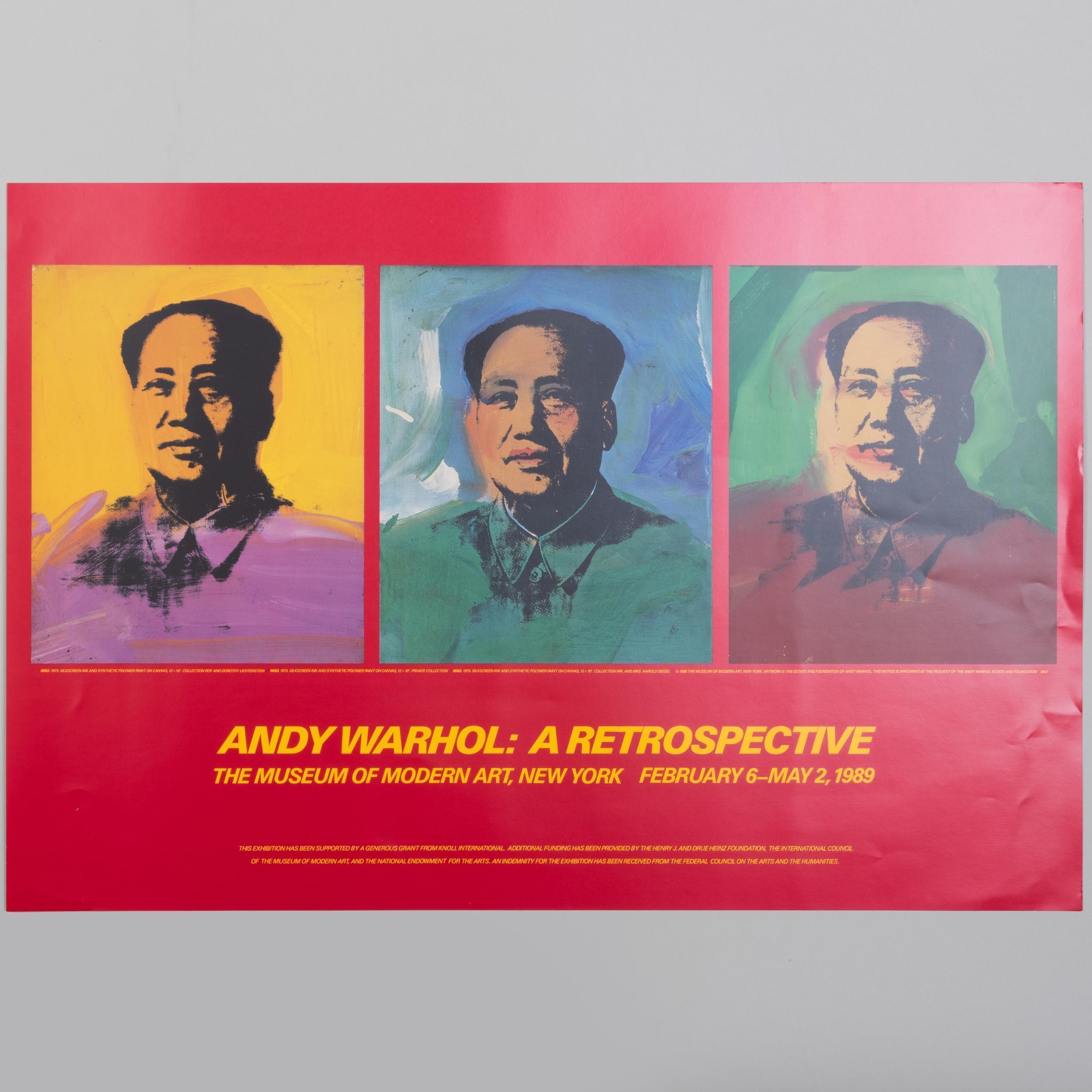 Andy Warhol | Group of Six Andy Warhol Posters | MutualArt