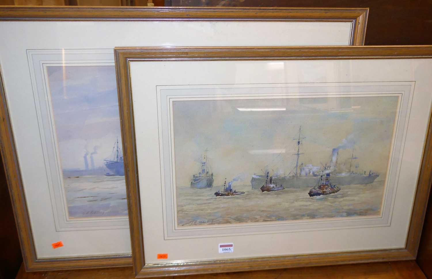 James Jerram | Steamboats approaching harbour | MutualArt