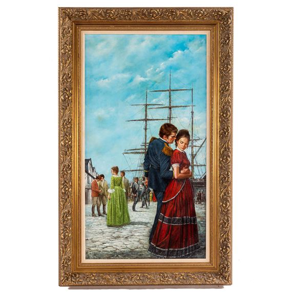 Lou Marchetti | ENCOUNTER AT THE DOCKS | MutualArt