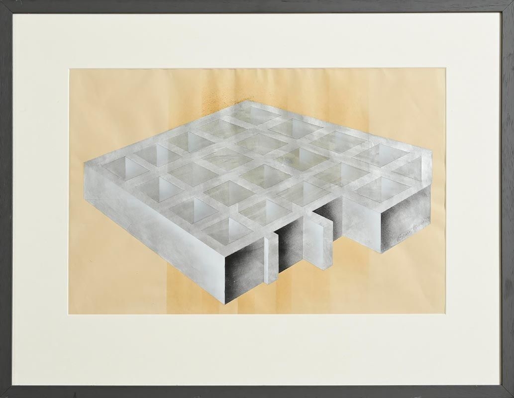 Brian King | Abstract Composition (1973) | MutualArt