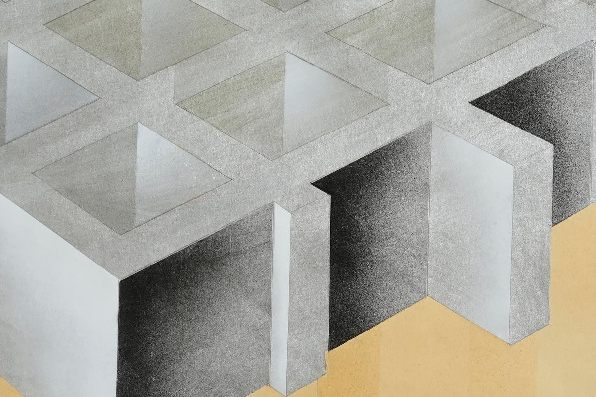 Brian King | Abstract Composition (1973) | MutualArt