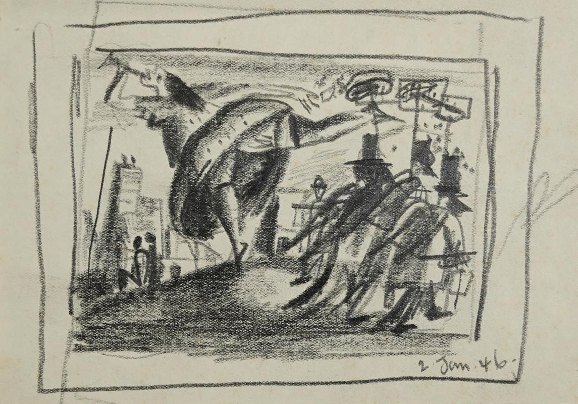 Colin Middleton | The Piper (1946) | MutualArt