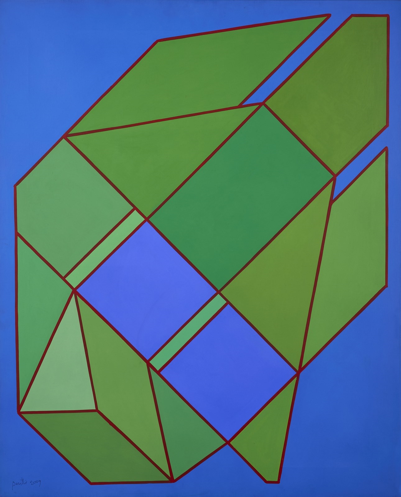 Achille Perilli | Il trappista. (2009) | MutualArt