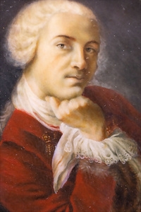 Louis-Gabriel Blanchet | Miniatur Porträit Bernard Forest de Bélidor ...