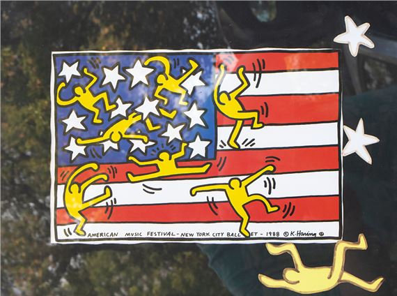 Keith Haring | American Music Festival - New York City Ballet (1988 ...