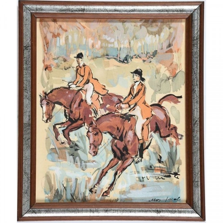 Max Jacob | Scène de chasse à courre | MutualArt