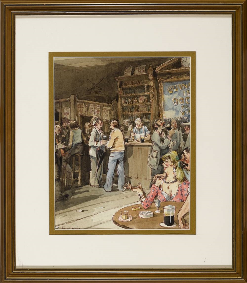 Thomas Ryan | DUBLIN PUB INTERIOR | MutualArt