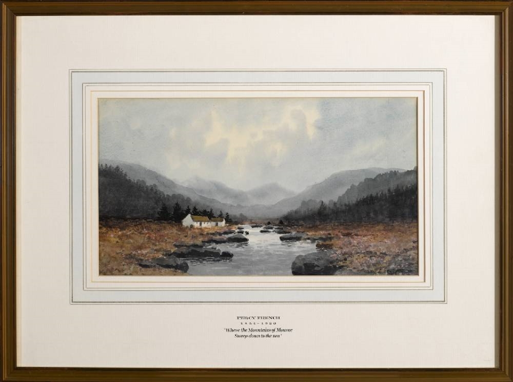 William Percy French | WHERE THE MOUNTAINS OF MOURNE SWEEP DOWN TO THE ...