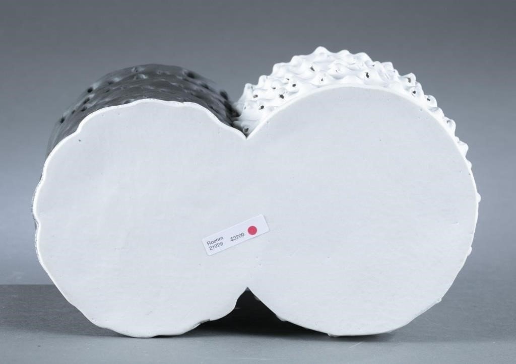 Mary Roehm | Mary Roehm, Black and White Double Pot, 2008. (2008 ...