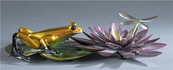 Tim Cotterill | Tim Cotterill, Water Lotus, bronze sculpture. (2013 ...